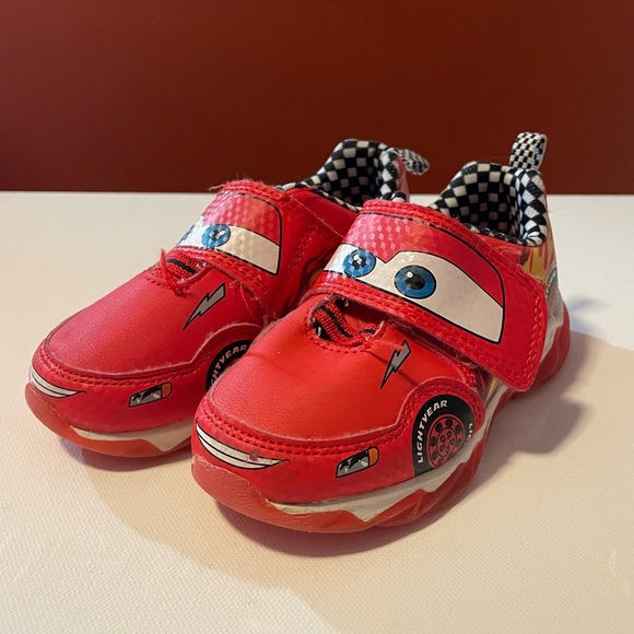 Cars | Shoes | Disney Cars Toddlers Red Cosmo Lightning Mcqueen Light ...